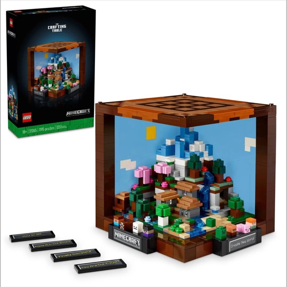 Lego | Toys | New Lego Minecraft 2265 The Crafting Table Video Game ...